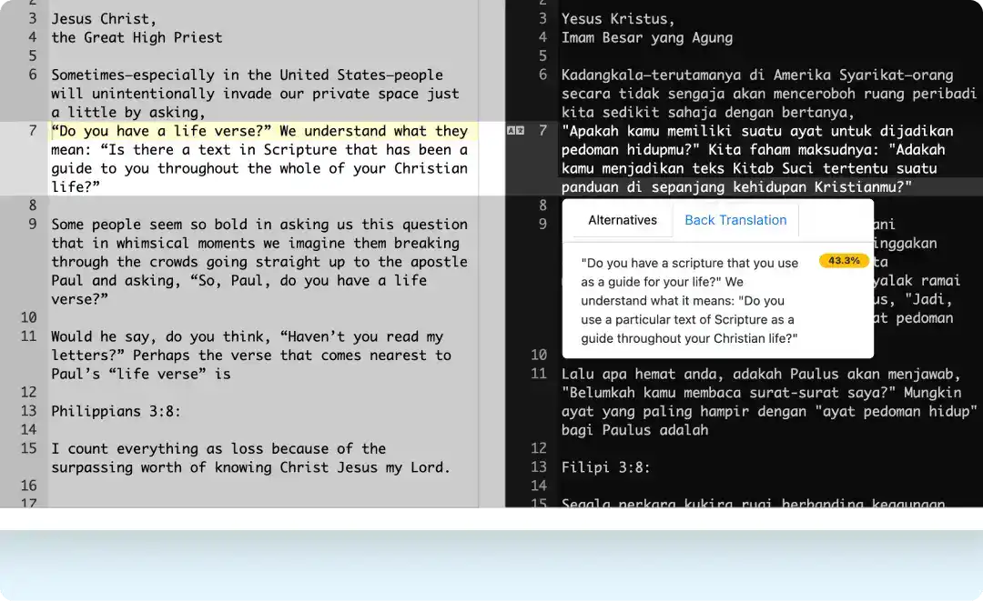 AI document translation in 80+ languages